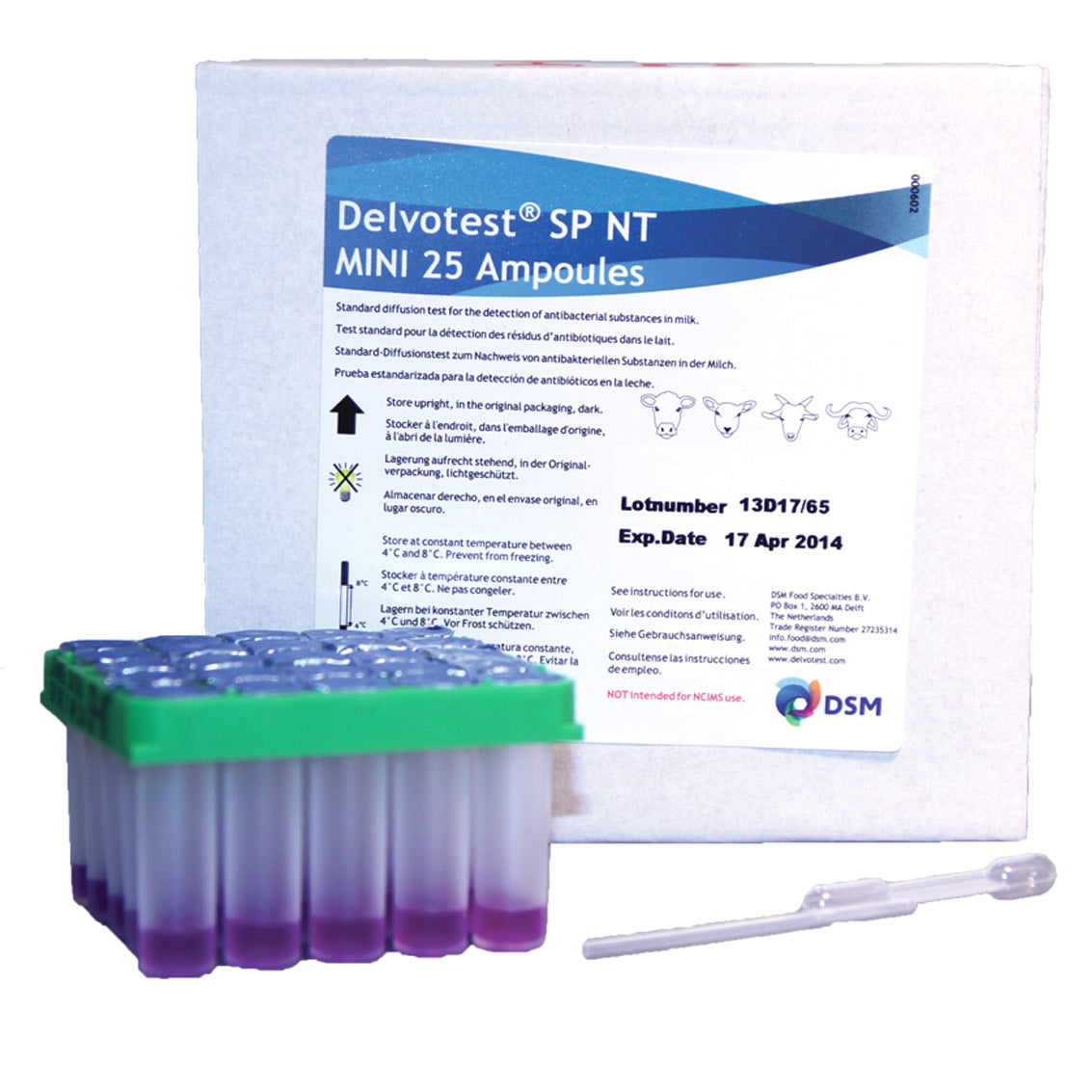 DELVOTEST Antibiotics in Milk SP-NT Test Kit – Selectech